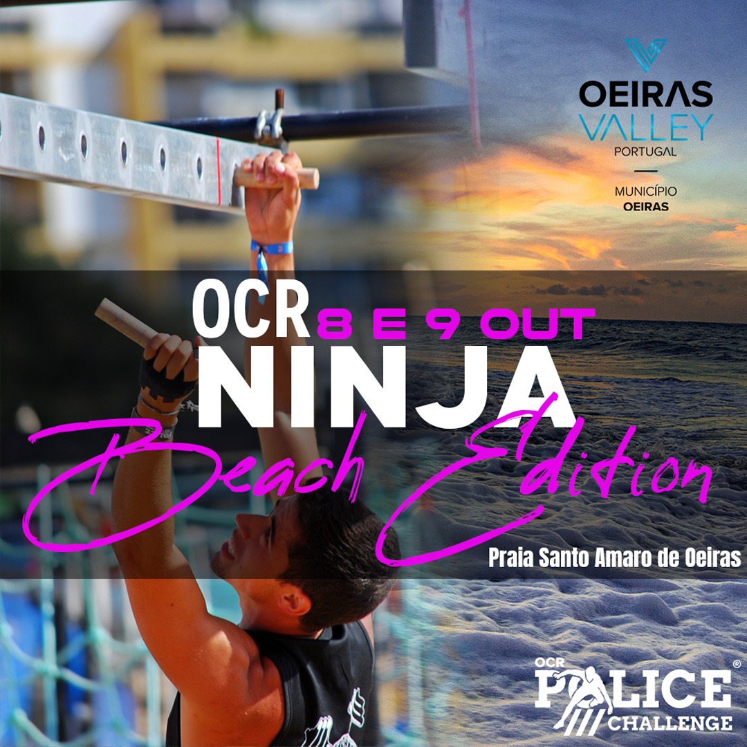 Ninja OCR Police na Praia de Santo Amaro de Oeiras